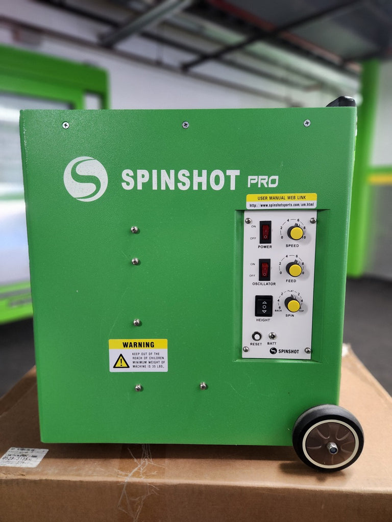 DEMO Spinshot Pro Tennis Ball Machine – Spinshot Sports UK
