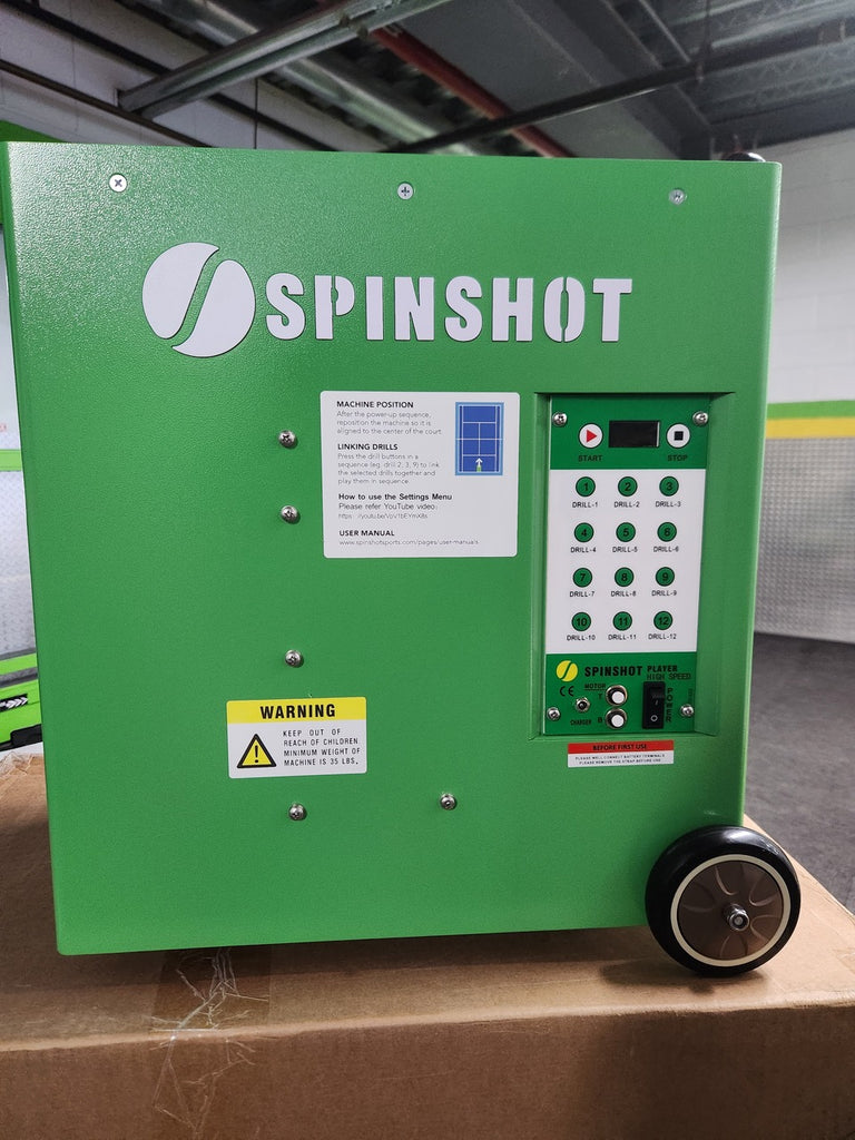 Demo - Spinshot Player Tennis Ball Machine – Spinshot Sports UK