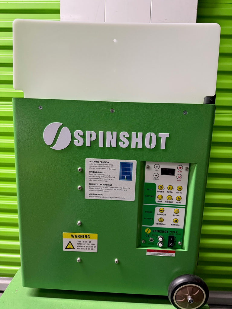 Demo - Spinshot Plus2 Tennis Ball Machine – Spinshot Sports UK