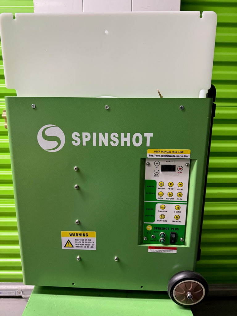Demo Spinshot Plus Tennis Ball Machine – Spinshot Sports UK